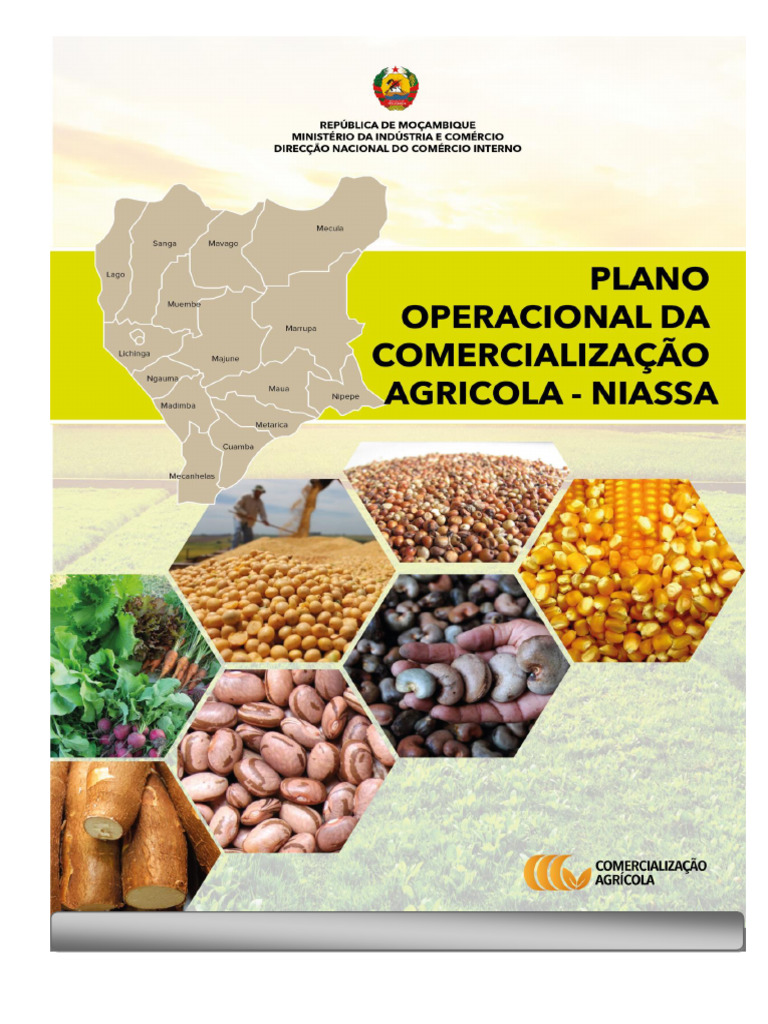 Mapa dos Distritos de Niassa | PDF | Agricultura