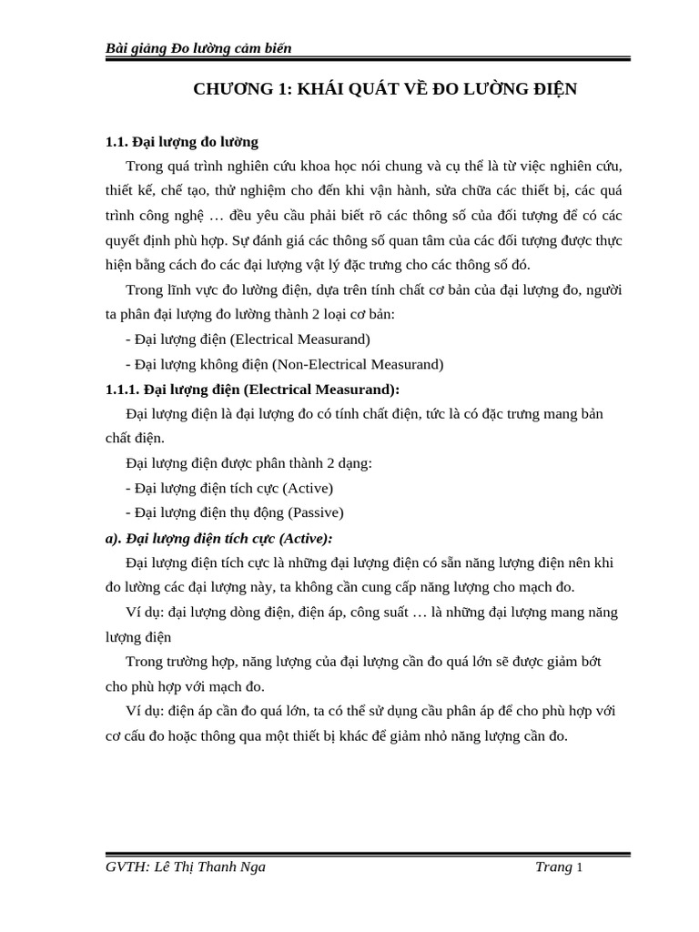Bai Giang Do Luong | PDF