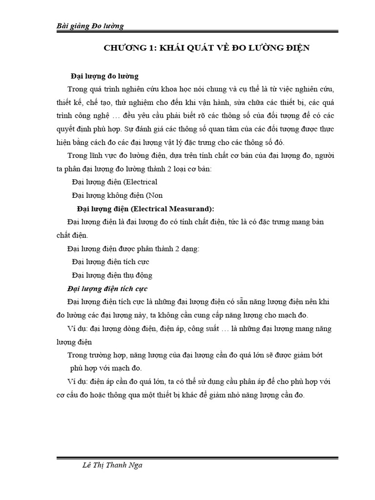 Bai Giang Do Luong | PDF