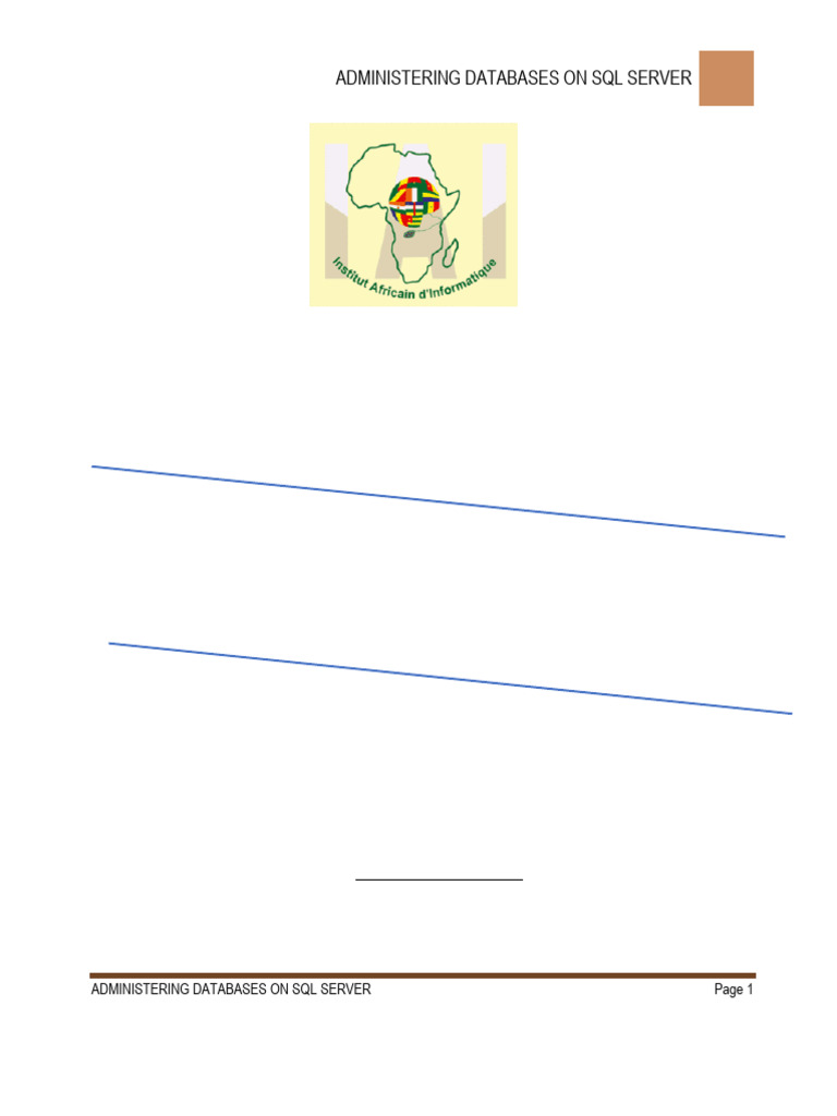 ADMINISTERING DATABASES ON SQL SERVER Level 32024 | PDF | Microsoft Sql Server | Databases