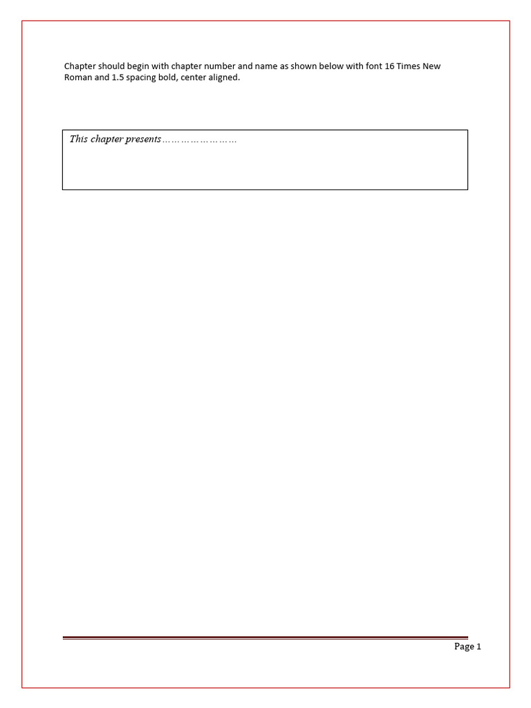 278B - MBA Master's Thesis Format Chapters As On 11.01.2024 | PDF ...