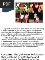 History and Origin of Cariñosa Dance | PDF