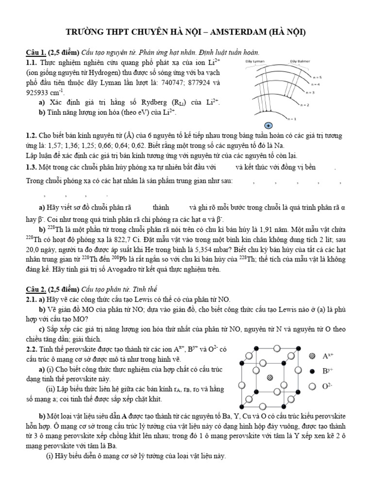 Chuyên Ams (Hà N I) | PDF