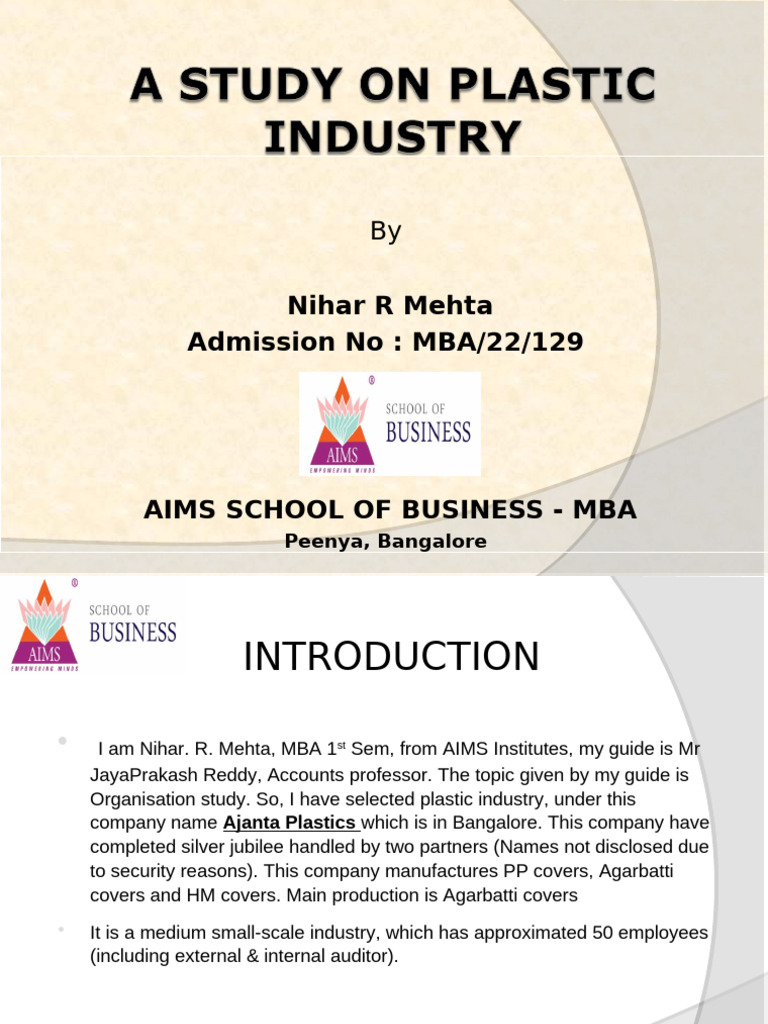 Mini Research Project PPT (Nihar) | PDF | Materials | Polymer Chemistry