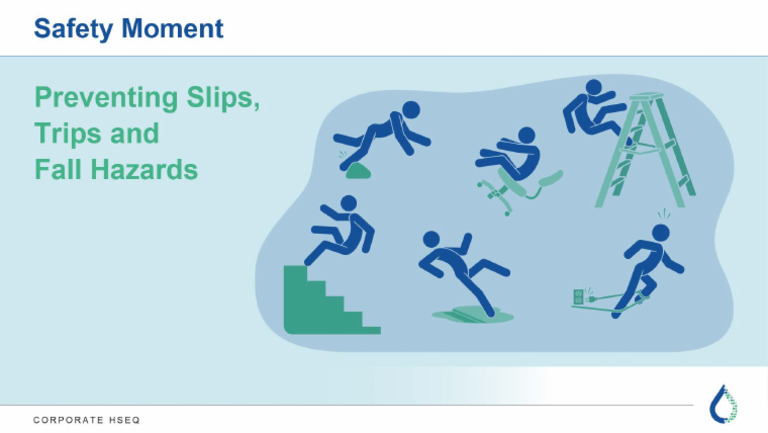 SafetyMoment - PPT - Safety Moment Preventing Slips Trips and Fall ...