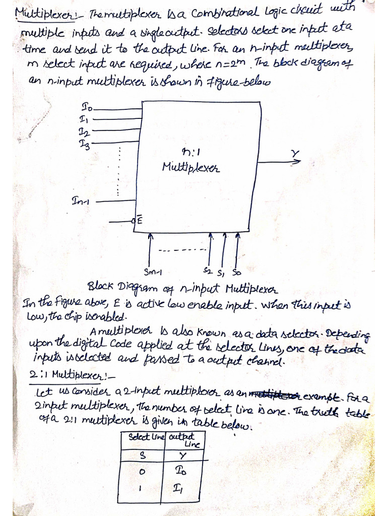 DE Multiplexer | PDF