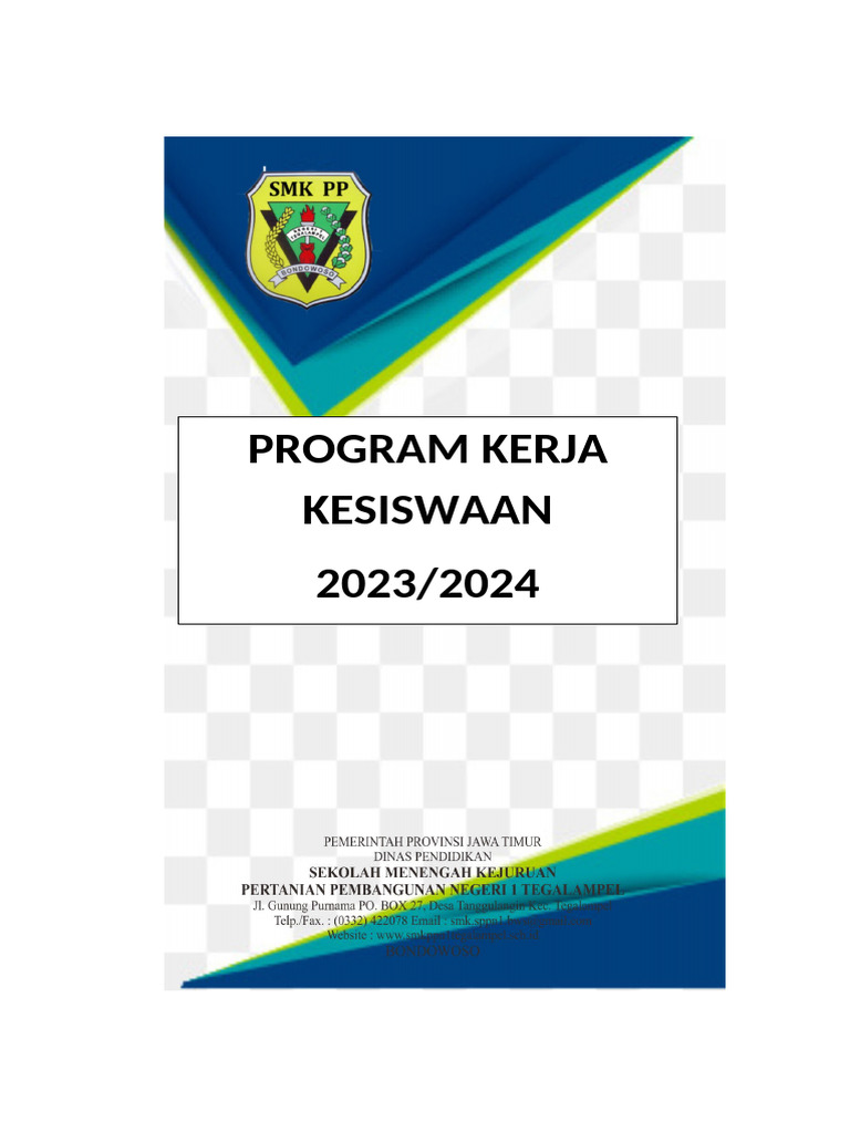 Program Kerja Kesiswaan 17 Juli 2023 | PDF