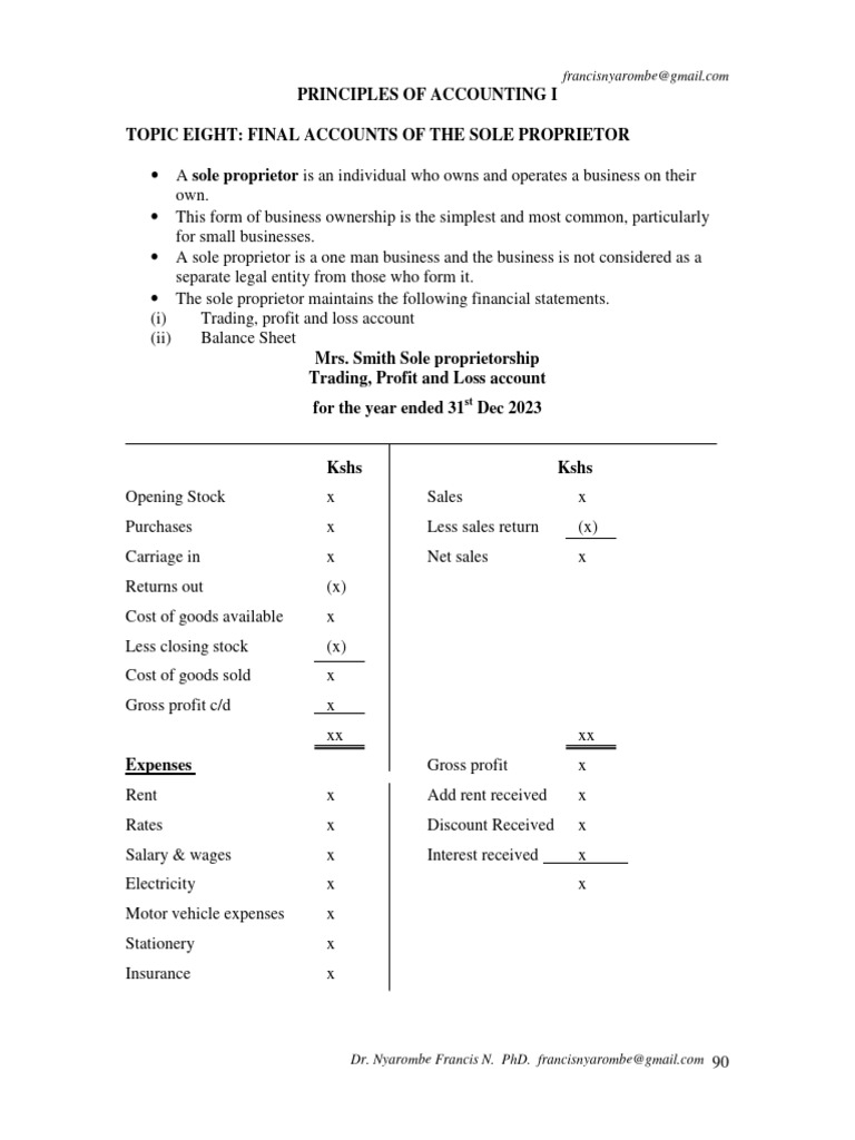 Bcom - Bbam 110 Notes Topic Eight | PDF | Balance Sheet | Fixed Asset