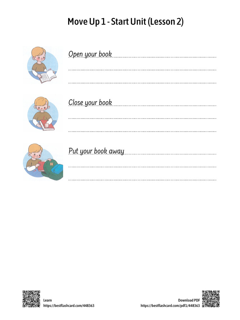 Move Up 1 - Start Unit (Lesson 2) | PDF