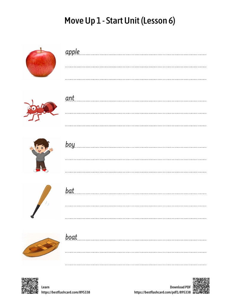 Move Up 1 - Start Unit (Lesson 6) | PDF