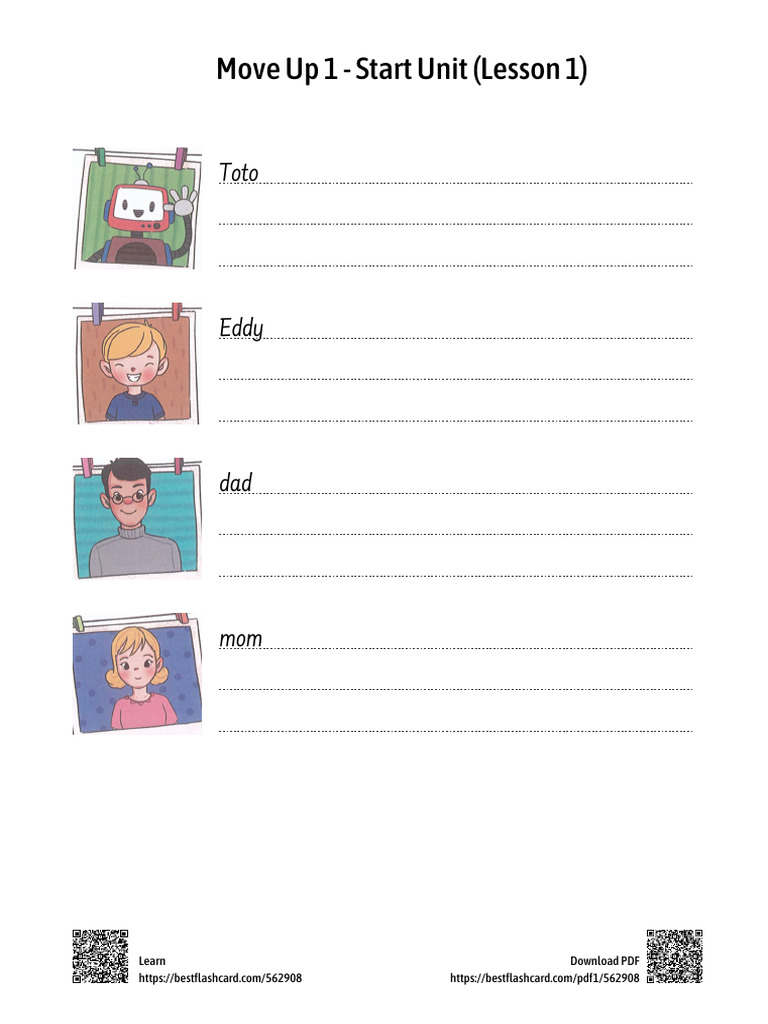 Move Up 1 - Start Unit (Lesson 1) | PDF