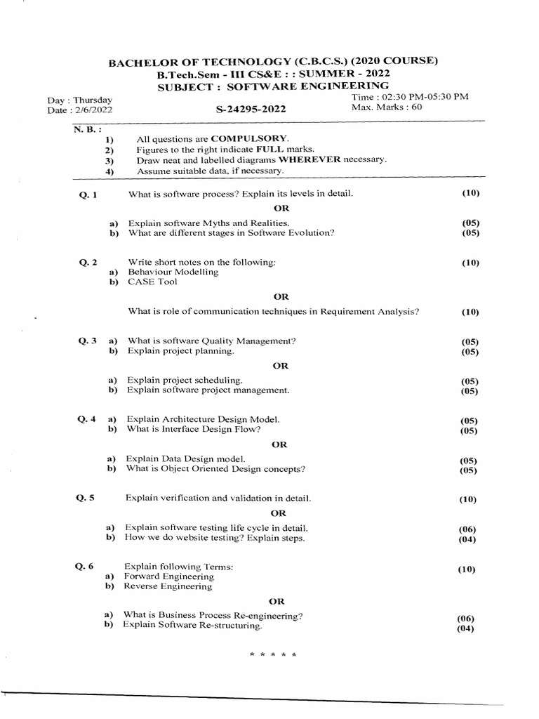 24295-Software Engineering | PDF
