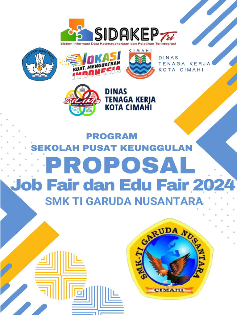 Proposal - Job Fair Dan Edu Fair - SMK TI Garuda Nusantara - 2024 | PDF