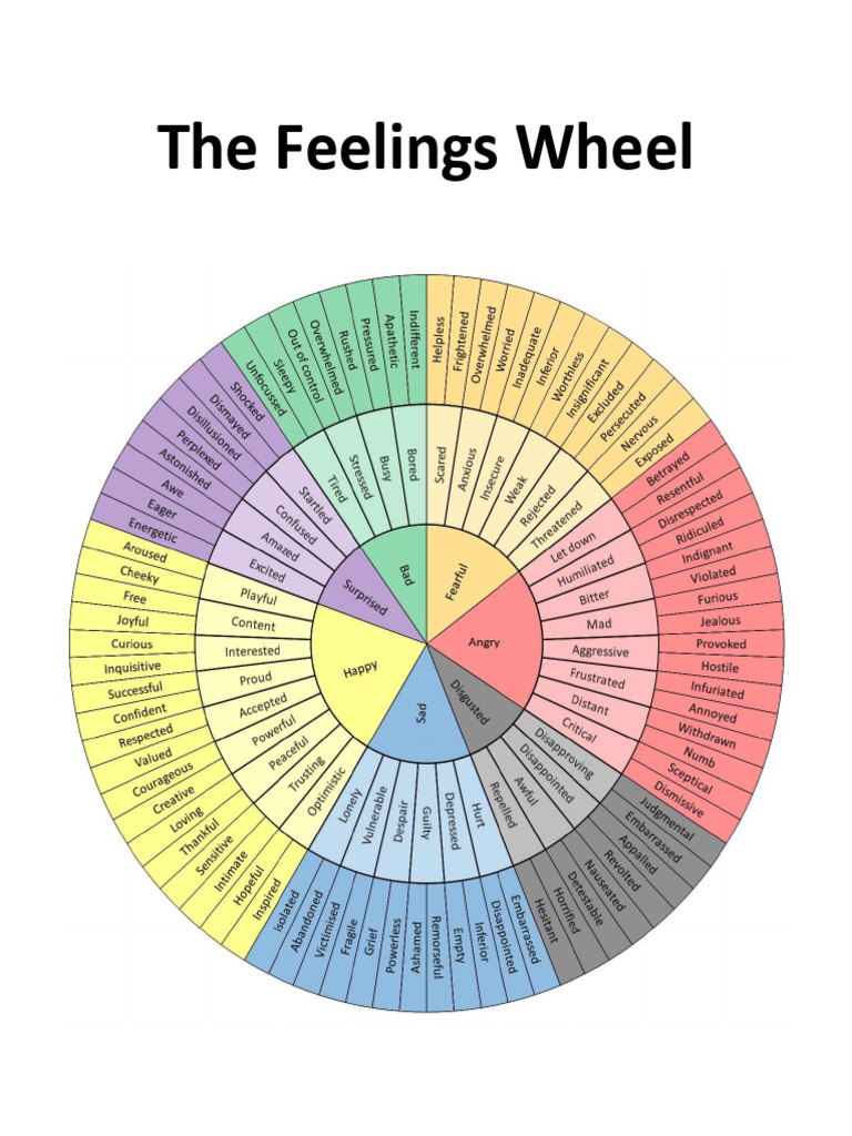 The Feelings Wheel | PDF