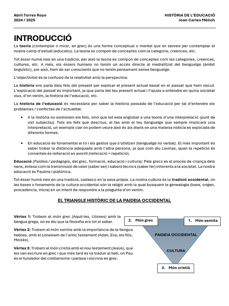 APUNTS THE (Mèlich) | PDF