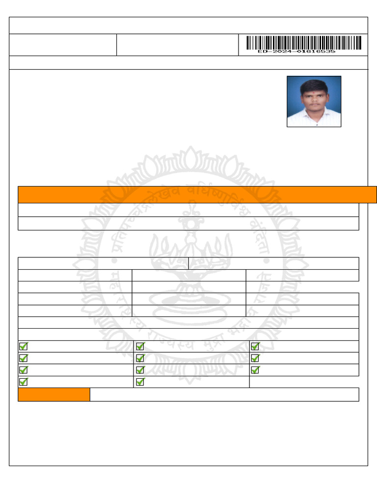 OBC Caste Verification Application Buldhana | PDF | Deed | Leasehold Estate