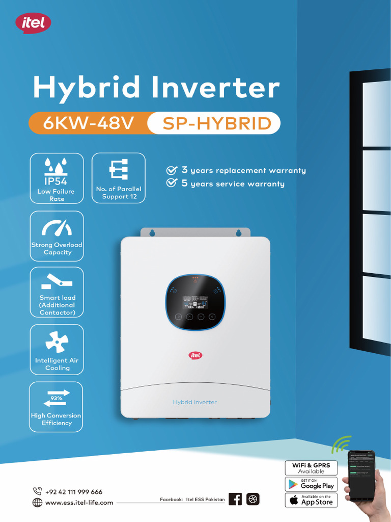 Itel - 6KW 48V SP HYBRID IP54 1 | PDF