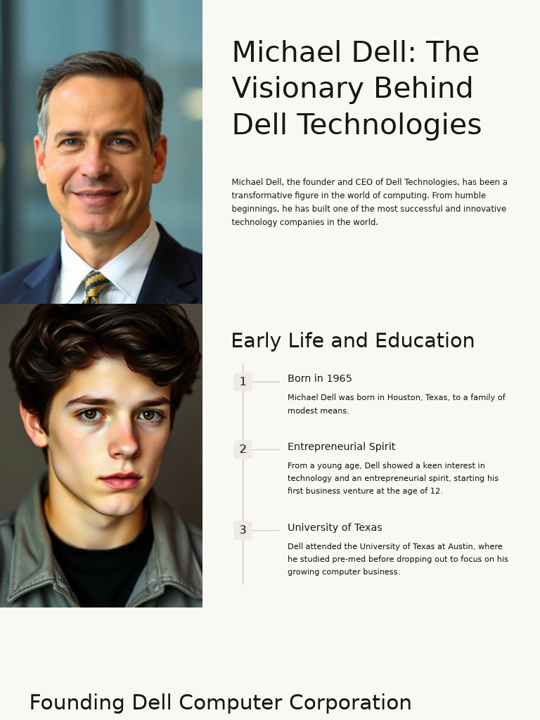 Michael Dell Presentation | PDF | Dell | Business