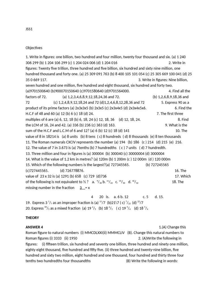 MAAS Jss Mathematics | PDF | Value Added Tax | Ratio