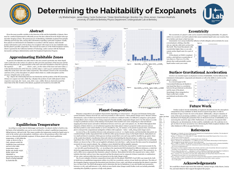 Determining The Habitability of Exoplanets: Eccentricity | PDF ...