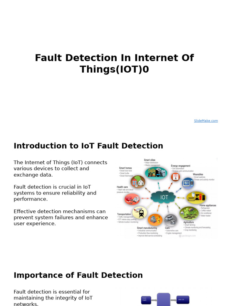 Fault Detection in Internet of Things (IOT) 0 | PDF | Internet Of ...