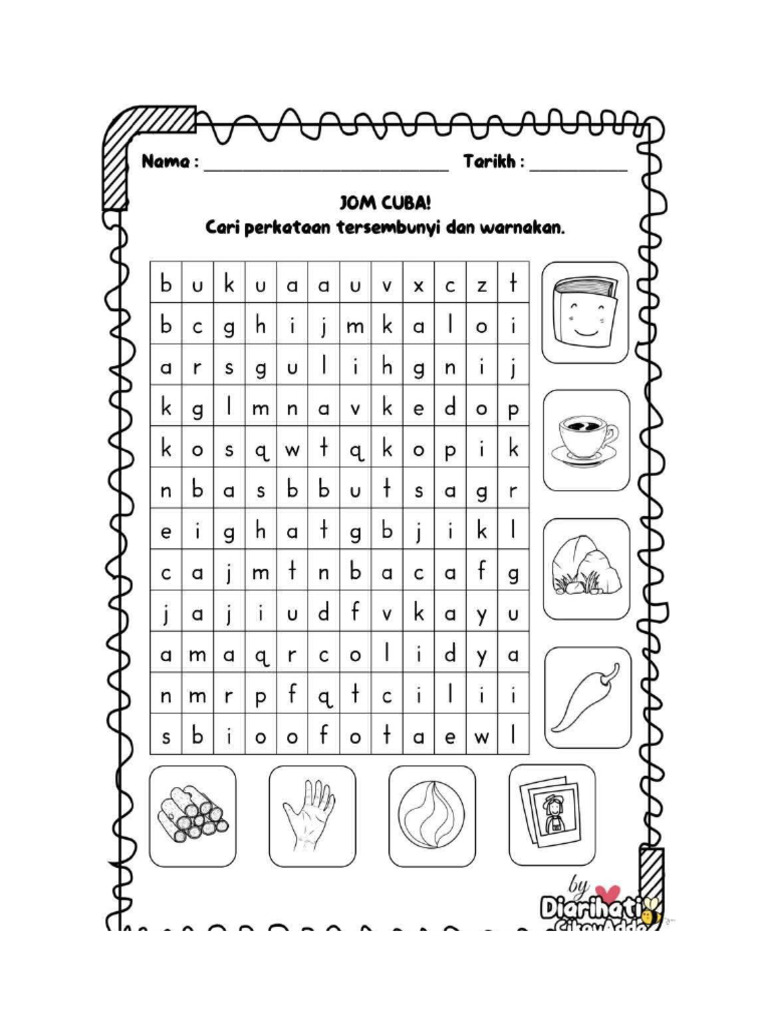 Teka Silang Kata Tahun 2 | PDF