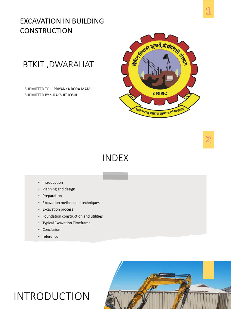Excavation | PDF | Basement | Trench