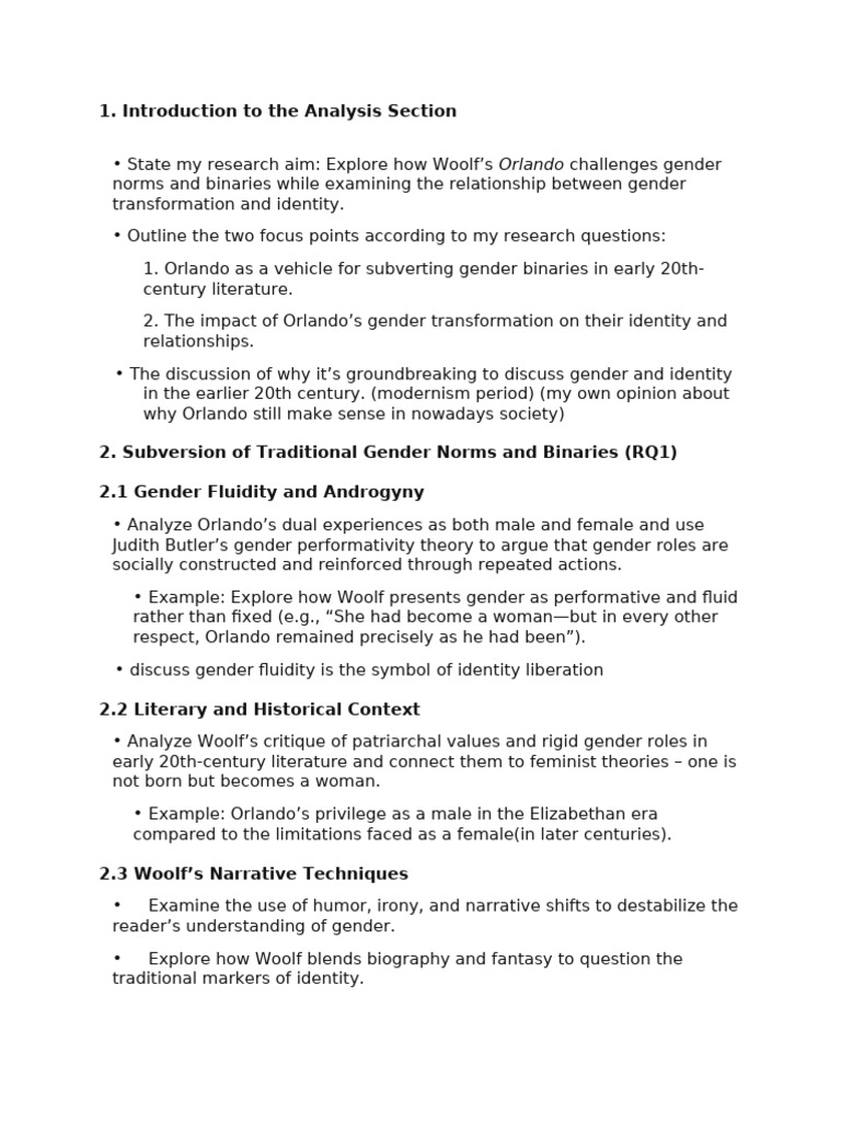 Thesis Framework | PDF | Gender | Gender Studies