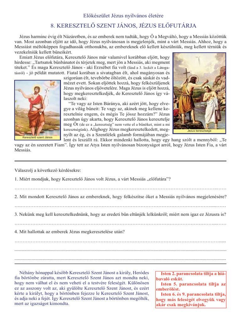 Jezus Elete 8 | PDF