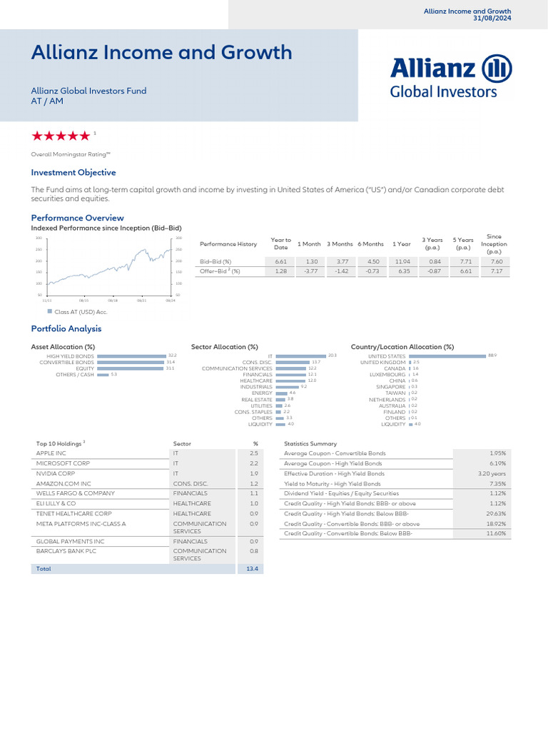 Allianz Income and Growth SGD | PDF