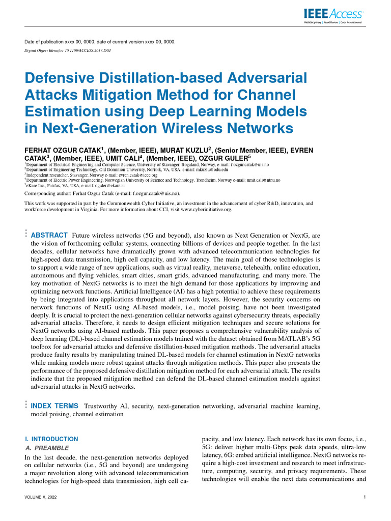 Defensive Distillation-Based Adversarial Attacks M | PDF | Mimo | Artificial Neural Network