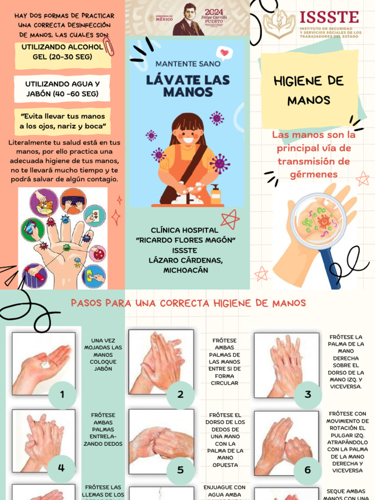 Higiene de manos: guía para evitar gérmenes | PDF | Lavado de manos ...