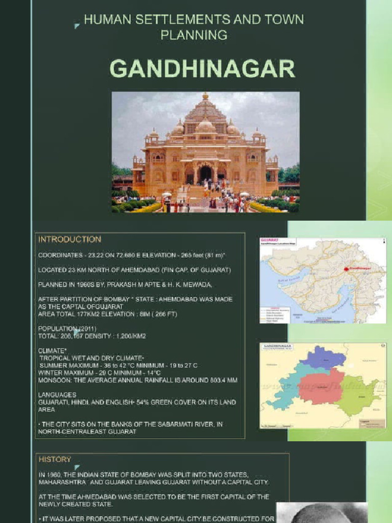 Gandhinagar Town Planning | PDF