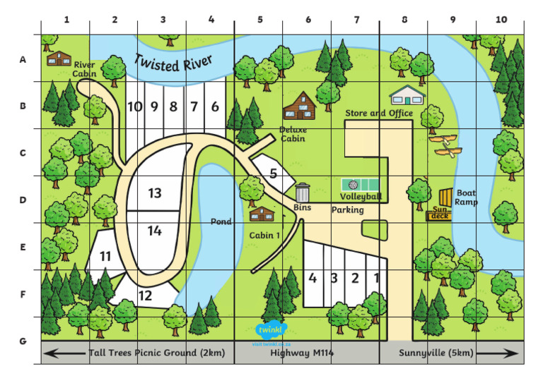 At The Camping Ground Map | PDF
