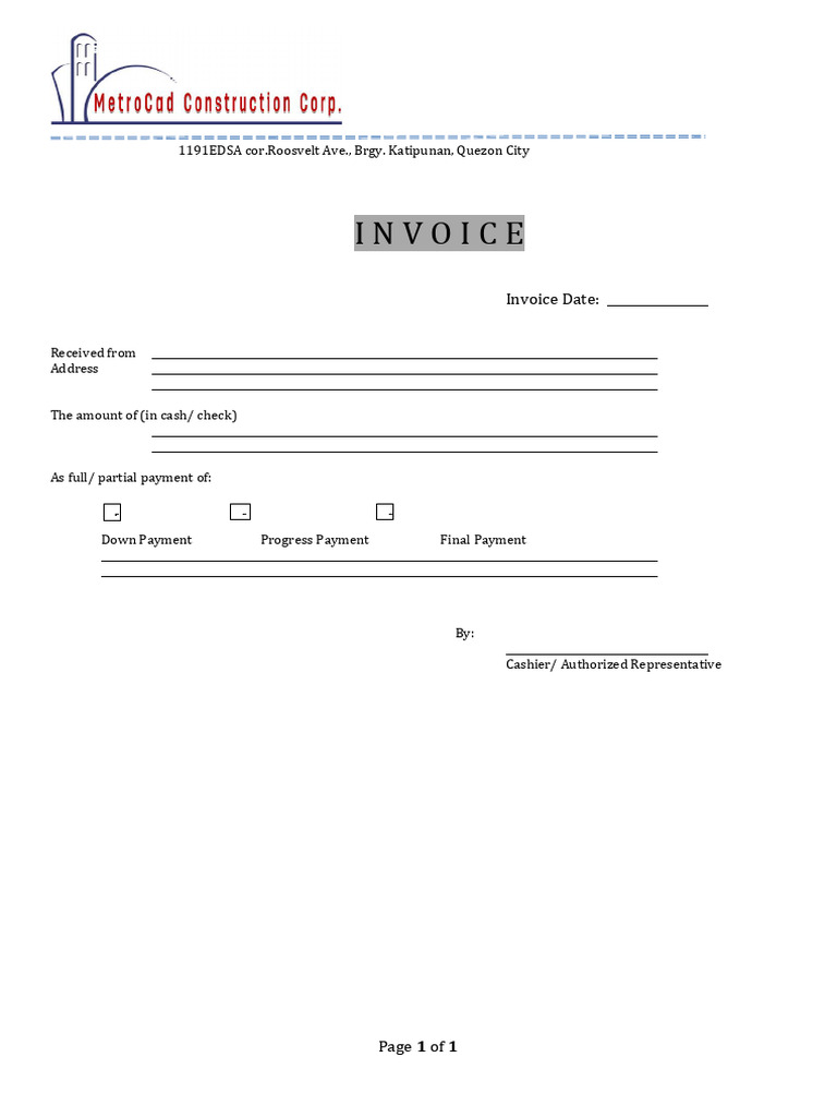 Invoice Form | PDF