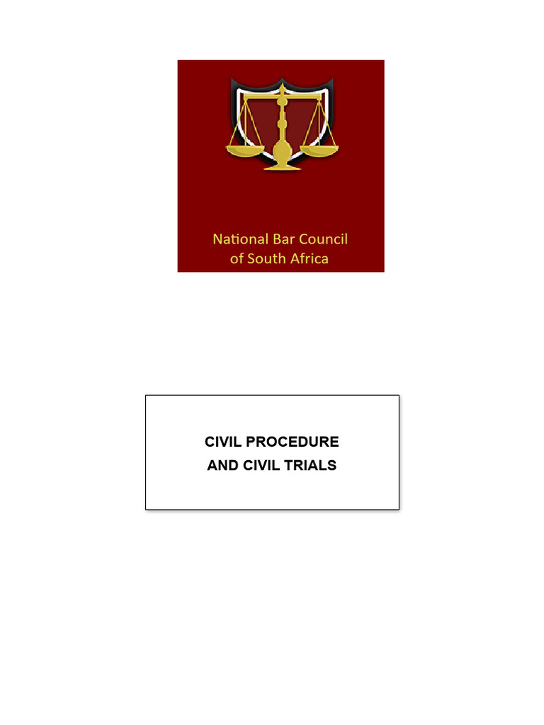 Civil Procedure and Civil Trials - (22062020) (Author - Adv Patrick ...