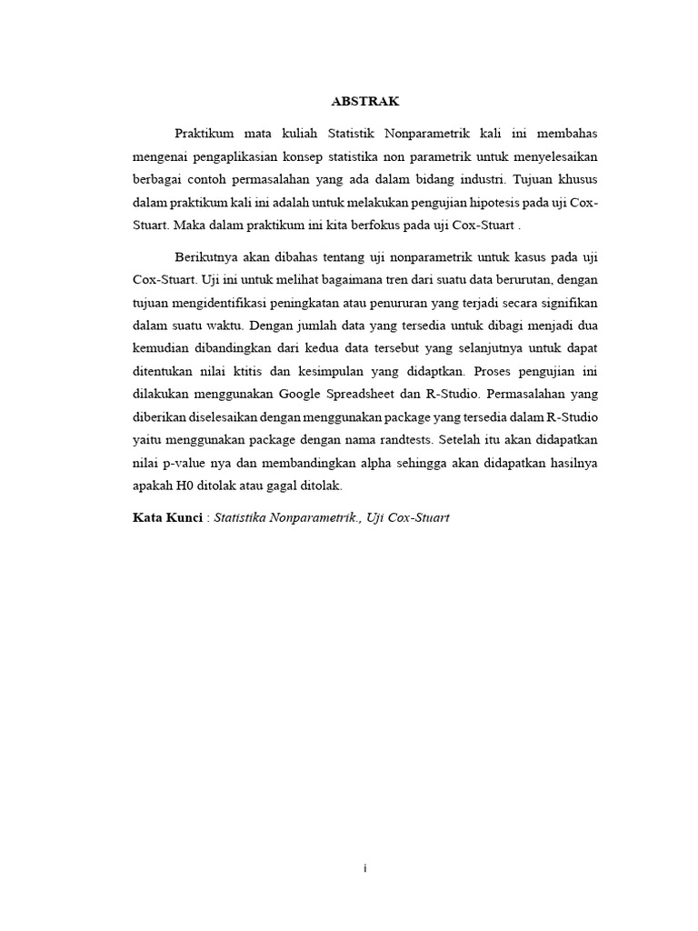 Laprak Statnopa Modul Ke 2 | PDF