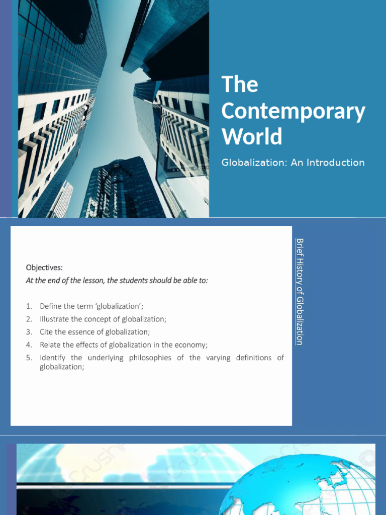 Contemporary World | PDF