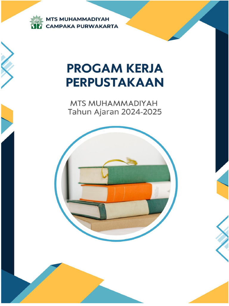 Program Kerja Perpustakaan 2024-2025 | PDF