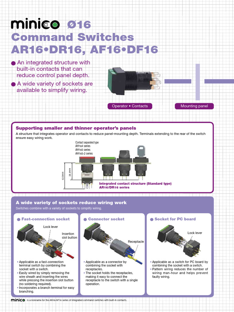 Integrated Command Switches Overview | PDF | Electrical Connector | Switch
