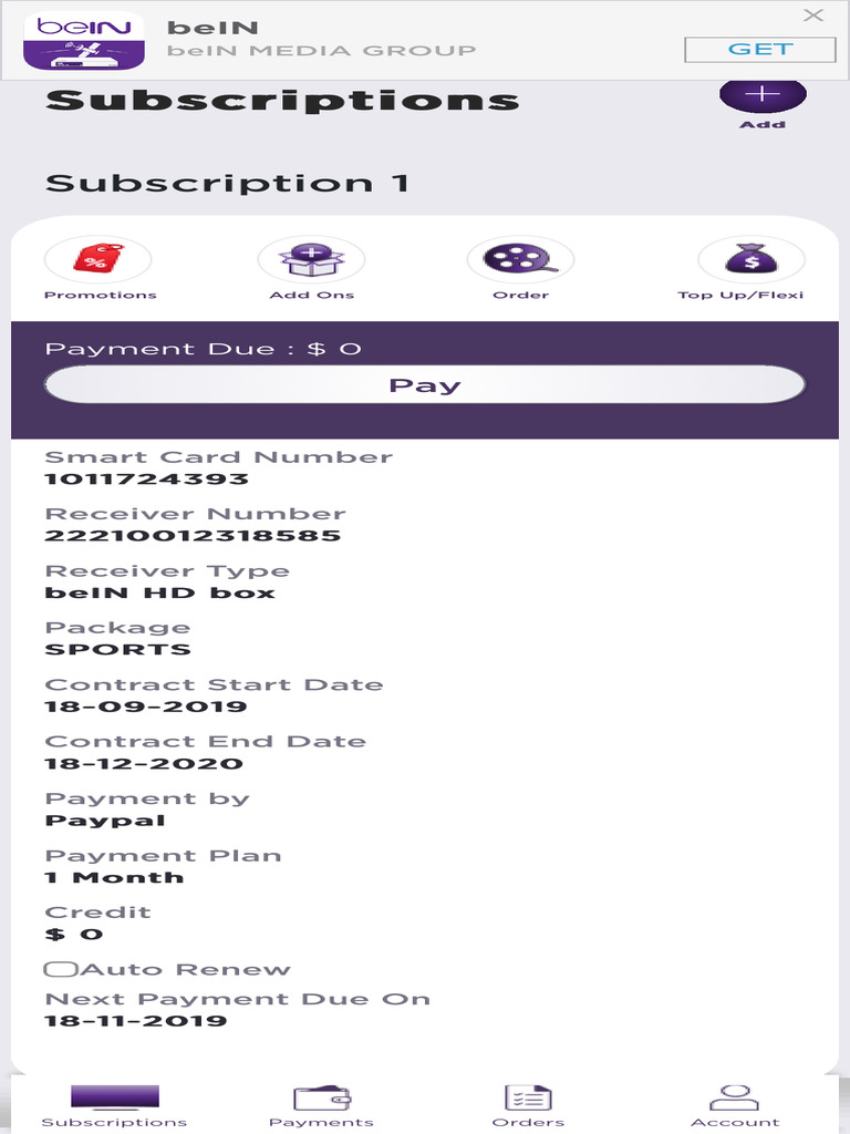 Subscriptions Subscriptions: Subscription 1 | PDF