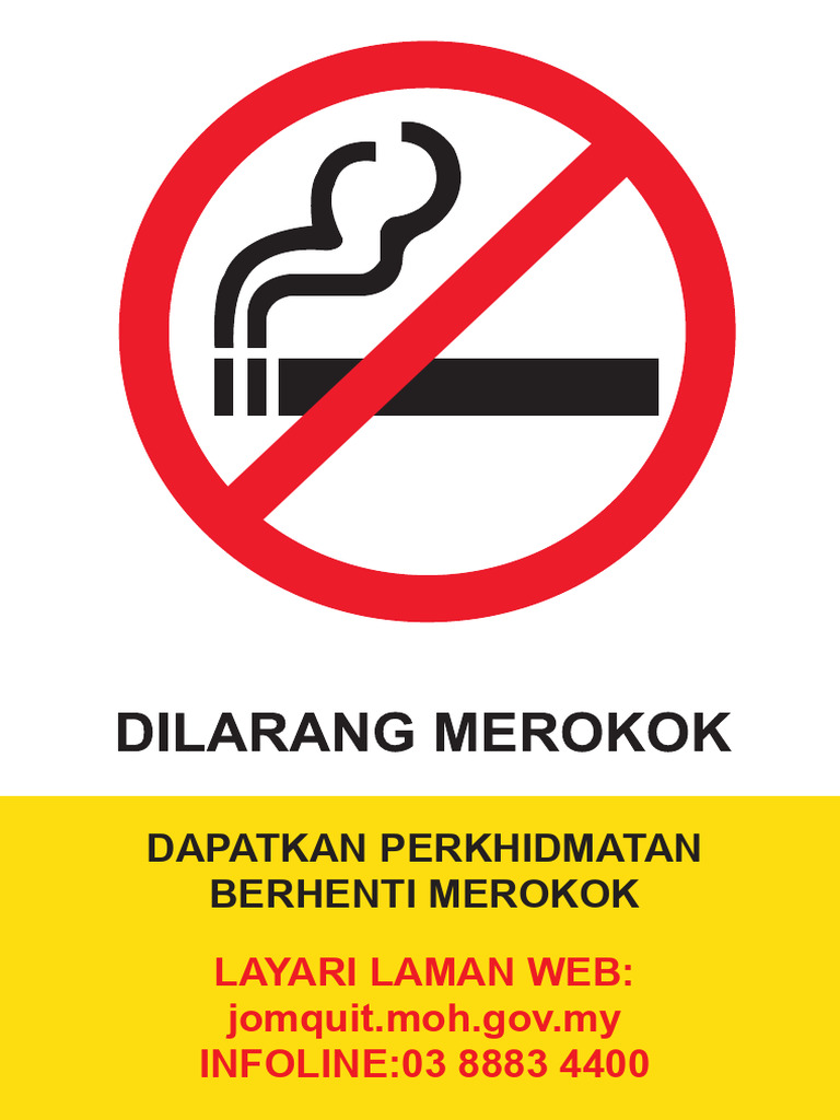 Poster Di Larang Merokok | PDF