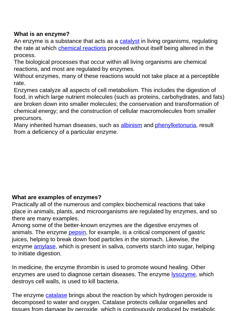 Unit 4 PRODUCTION OF ENZYMES | PDF