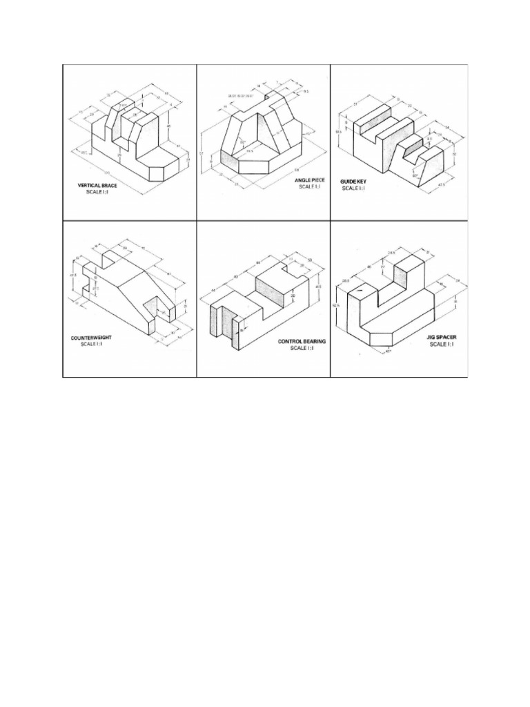DWG - Iso View With Dimensions | PDF