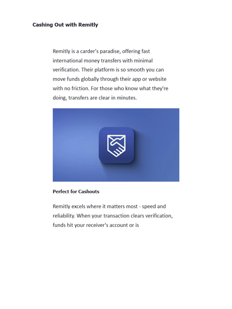 Cashing Out With Remitly | PDF | Debit Card | Credit Card