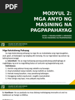 Malikhaing Pagsulat - PPT | PDF