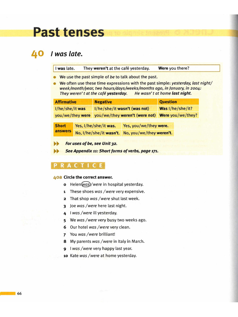 Check 7+8 - Past Tenses | PDF