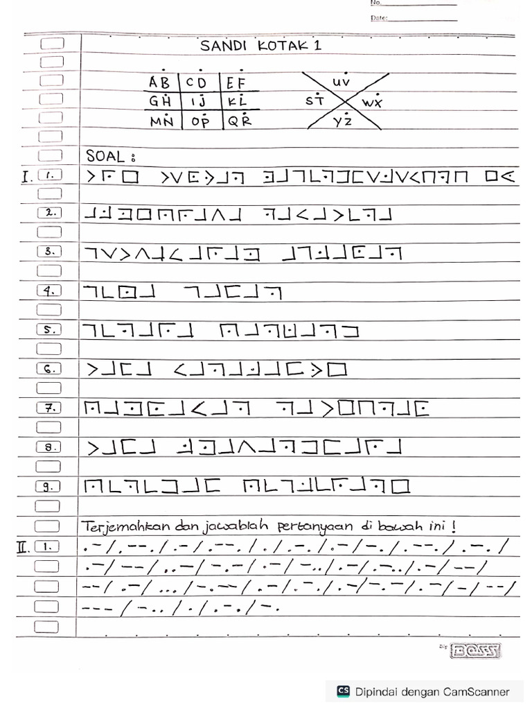 Sandi Kotak I Sandi Morse | PDF