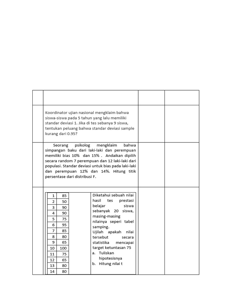 Tugas Tutorial 3 - 042249274-Wahyuningtyas-Statistika Pendidikan | PDF