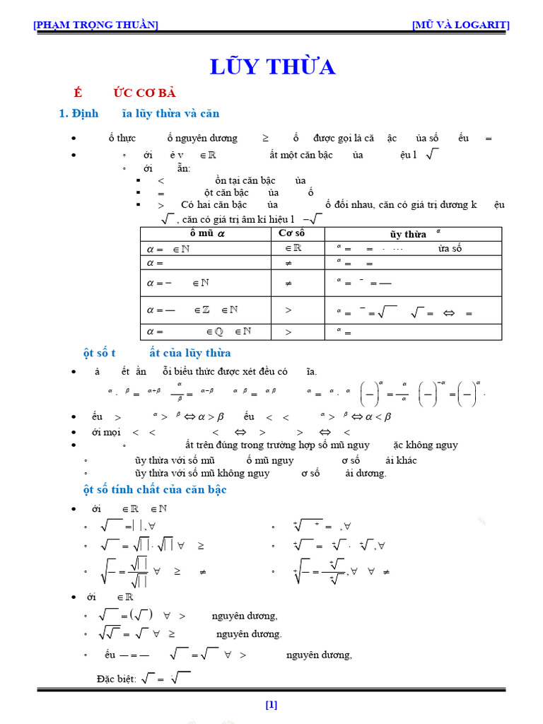 3 1-Luy-Thua Ok | PDF